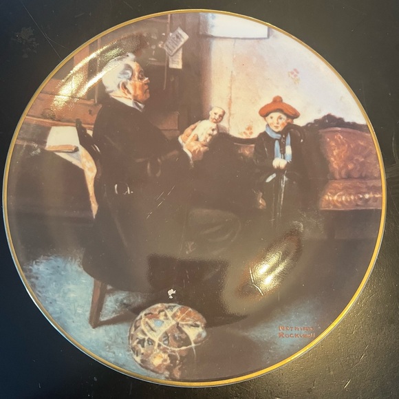 Wall Decor | Royalwood China Norman Rockwell Plate | Poshmark